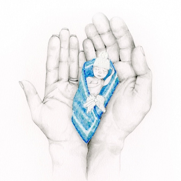 Stillborn Baby Gifts, Memorial Gift for Mom & Dad. Infant Loss ...