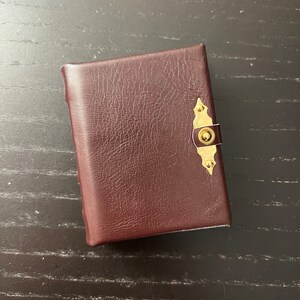 Large Red Journal With Leather and Brass Clasps Life Journal Journal ...