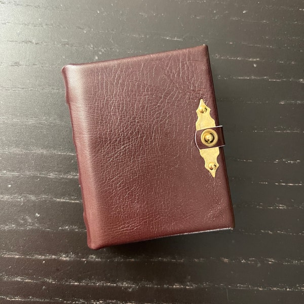 Large Red Journal With Leather and Brass Clasps - Life Journal ...