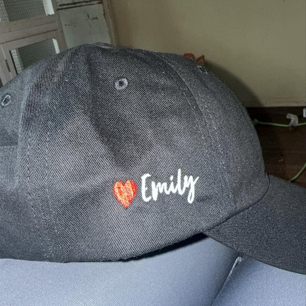 Side Stitch Hat, Side of Hat Embroidery, Customize Back of Hat, Add ...
