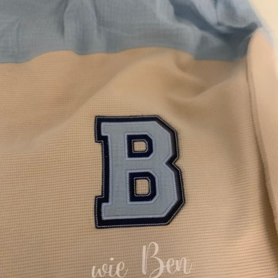 Two Layers Double Applique Athletic Sport High School Team Players FONT ...