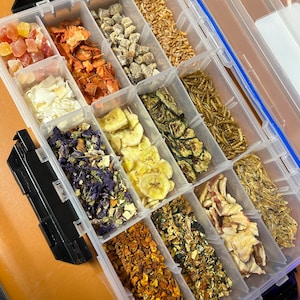 Hamster Treat Box Flaxspray Foraging Flowers Rosehips Dried Fruit ...