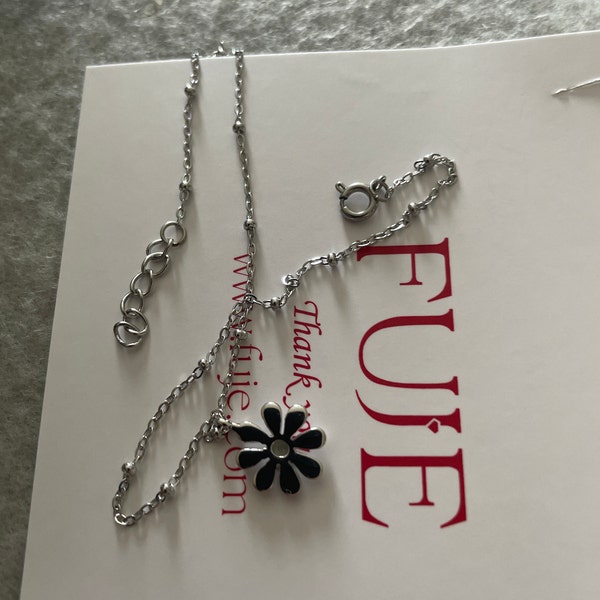 Daisy Anklet for Women, Personalized Christmas Gift for Women, Handmade ...