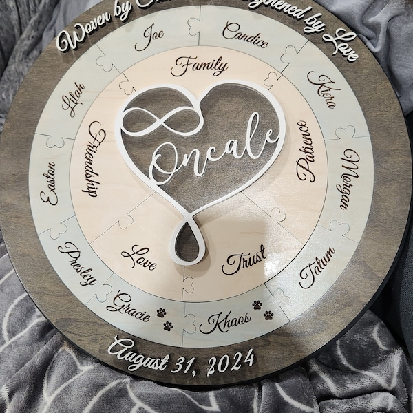 Unity Ceremony, Puzzle Style, Excellent for Blended Families, Wedding ...