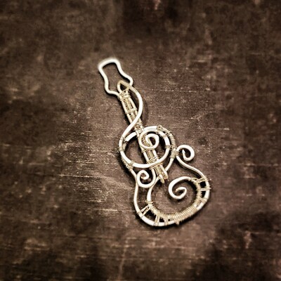 Ukulele & Treble Clef Wire Wrap Tutorial, PDF Tutorial - Etsy