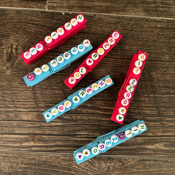 Pack of Cheer Pins With Resin Letters - Cheerleader Good Luck Pins ...