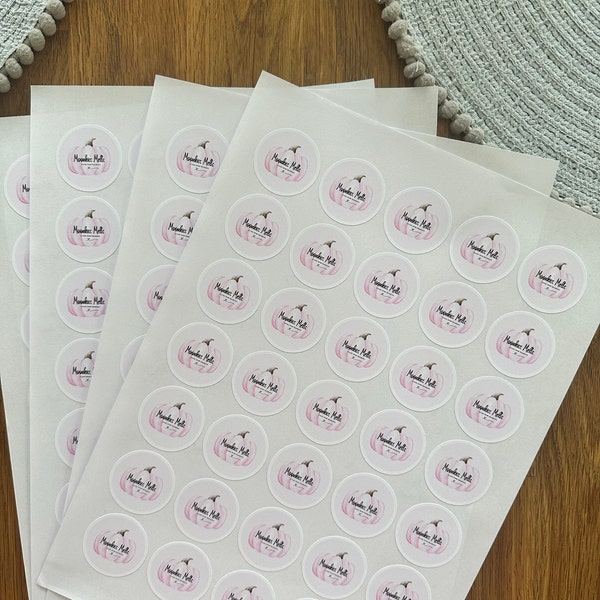Square Labels, Personalised Stickers, Square, Logo, Business, Postal ...