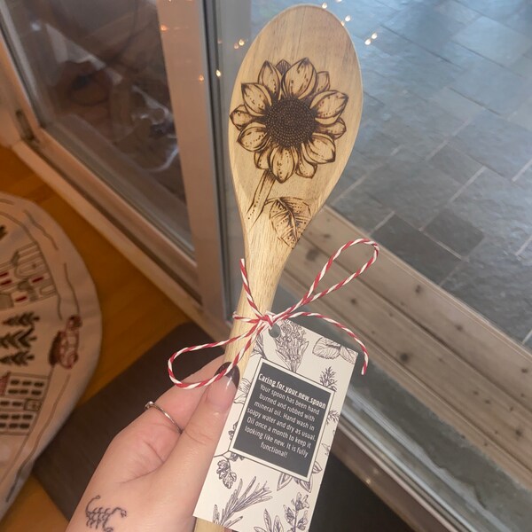 Kitchen Wizard Wooden Spoon Harry Potter Inspired Kitchen Decor Gift ...