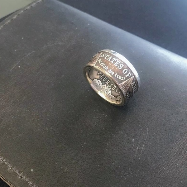 Morgan Silver Dollar Coin Ring - Etsy