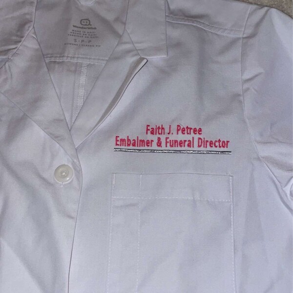 Lab Coats, Embroidered Personalized Lab Coats With Name, Title ...