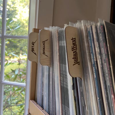 Customizable Double-sided Engraved Dividers 10 Pieces Vinyl Record ...