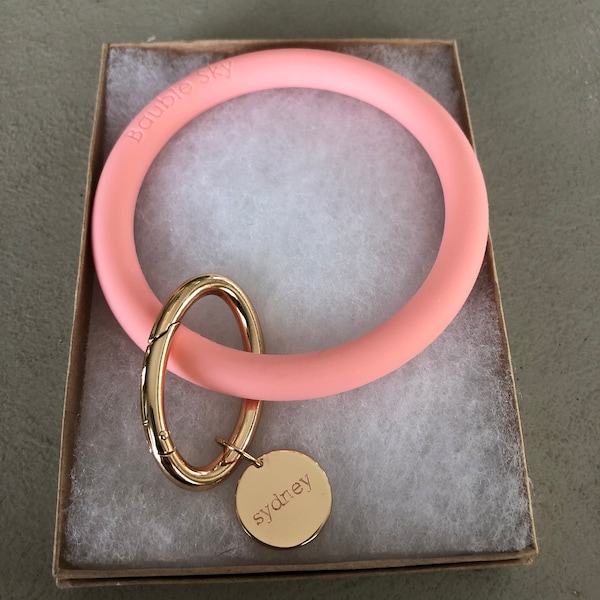 Key Chain Bracelet, Personalized, Keyring Personalized, Monogram ...