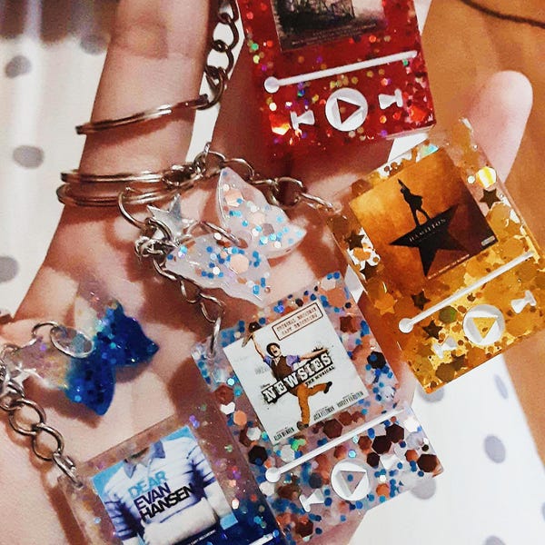 High School Musical Resin Keychain - Broadway Keychain - Music Player ...