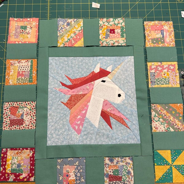 Witch Hat Quilt Block Pattern, 5 Sizes, Halloween FPP (PDF Download) - Etsy