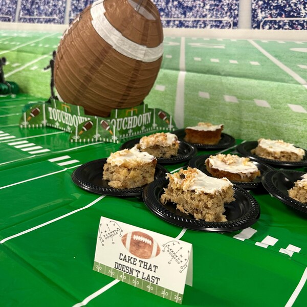 Football Birthday Party Welcome Sign, Editable Template, Instant ...