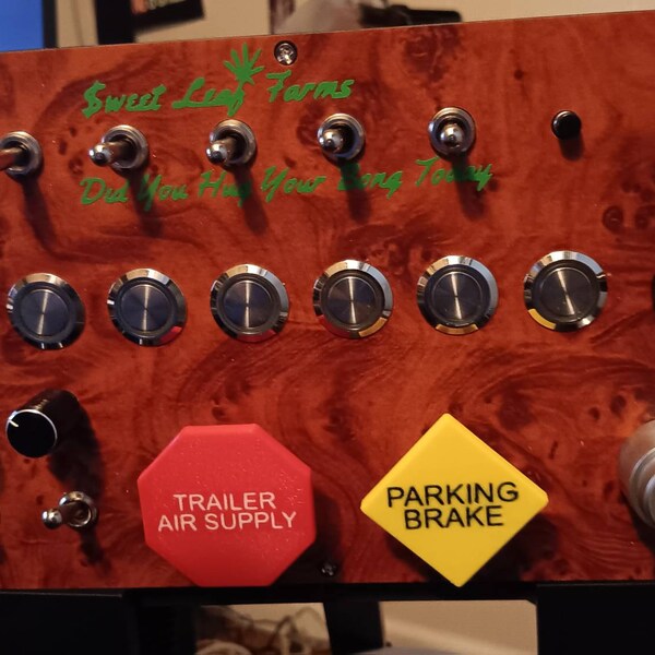 Curasim Controls Sim Racing Button Box Full-metal RGB Illuminated ...