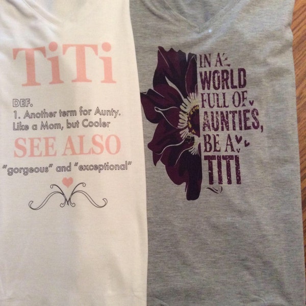 Titi Svg Png, Aunt, Auntie, Instant Download, Cricut, Cameo, Cut Files ...