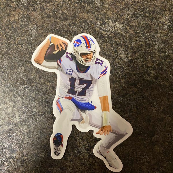 Justin Herbert Los Angeles Chargers Vinyl Sticker Throw (white Border ...