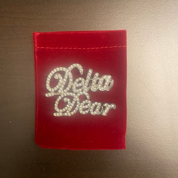 Delta Dear Pin, Delta Sigma Theta Brooch, DST - Etsy