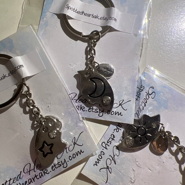 Set of 3, Gold or Silver; Keychain or Necklace, Three, Sisters ...