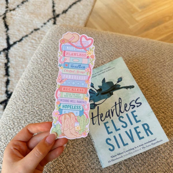 Bakery Bookmark | Bake a Book Boyfriend Recipe Bookmark | Bookish Gift ...