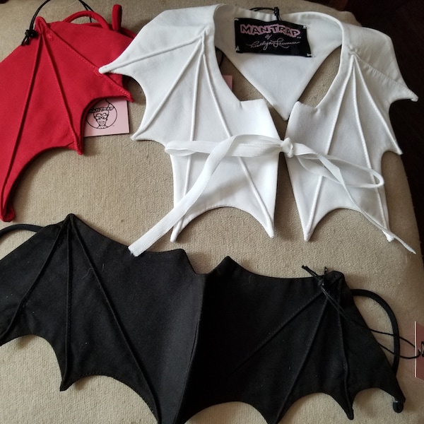 Black Bat Collar - Etsy