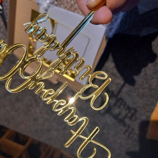 Custom Acrylic Cake Topper Personalise Your Own Topper - Etsy