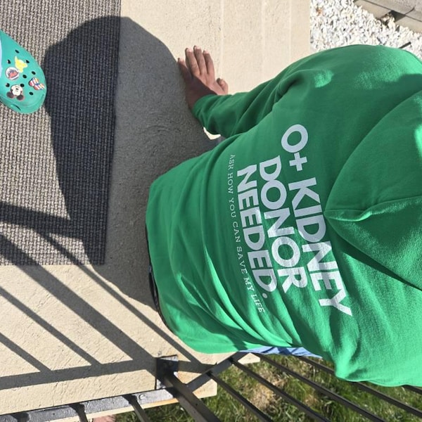 Front & Back Kidney Donor Needed T-shirt, Ask How You Can Save My Life ...