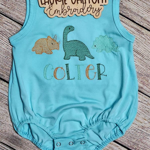 Love Rawr Sketch Stitch Embroidery Font 1" 1.5" 2" 2.5" 3" 3.5" - Etsy