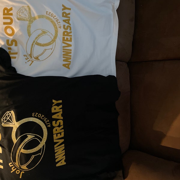 It's Our Anniversary Couple Shirt,couple Anniversary Shirt,couple ...