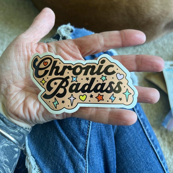 Chronic Badass Iron-on Patch // Embroidered Badge // Jacket Patch ...