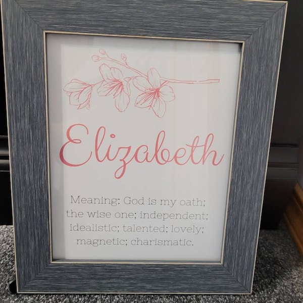 Violet Baby Name Meaning Baby Names Nursery Sign Girl Names Printables ...