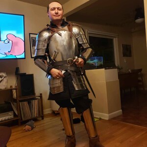 Pikeman Cuirass With Plate Tasset Steel Breastplate Larp Armor Set - Etsy