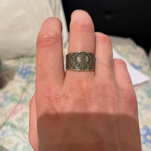 Secret Seal of Solomon Adjustable Ring Lesser Key of Solomon Seal ...