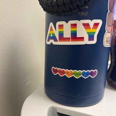 Ally Sticker Pack, LGBTQ Stickers, Pride Stickers, Water Bottle Decals ...