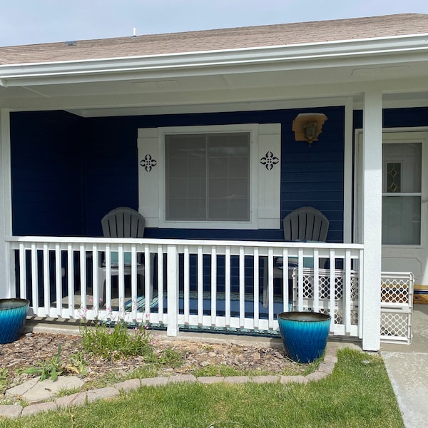 Chevron Wood Shutters, Cedar Shutters, Cottage Shutters, Rustic ...