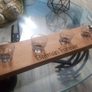 Shot Flight, Party Shot Tray, Personalized Shot Flight, Tequila Serving ...