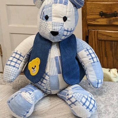 Memory Bear Easy 18 Sewing Pattern Simple Bear Pattern Sewing Pattern ...