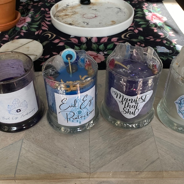 Manifestation Candle, Manifestation Spell, Manifestation Ritual, Law of ...