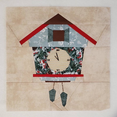 Pine Cone Quilt Block, Paper Pieced Quilt Pattern, PDF Pattern, Instant ...