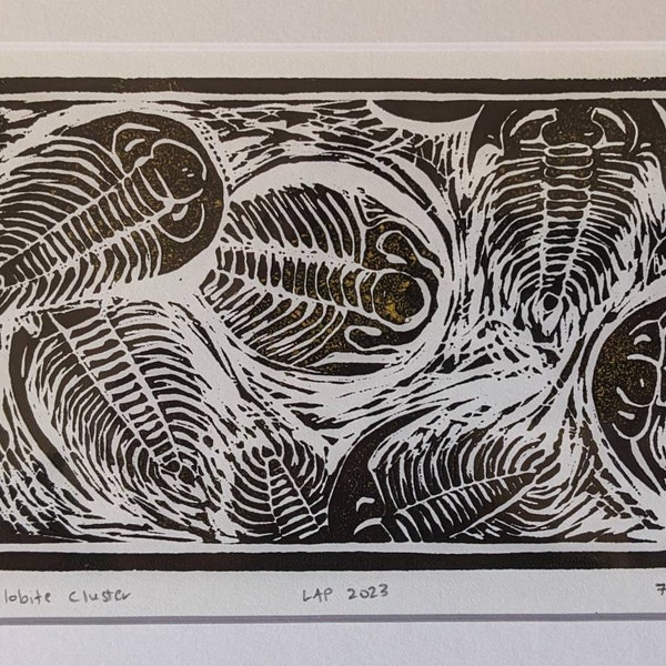 Capybara Linocut Block Print Rodent - Etsy