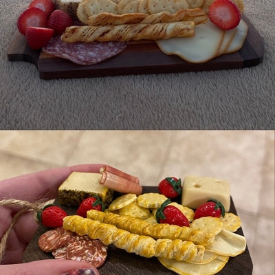Magnets, Miniature Charcuterie Board Refrigerator Magnets, Fake Food ...