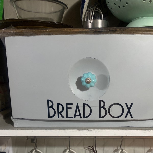 Bread Box Vinyl Sticker -V4- Kitchen Breadbox Bread Bin - Die Cut Decal ...
