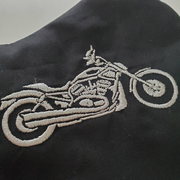 Motorcycle Embroidery Design: Machine Embroidery Pattern (instant ...