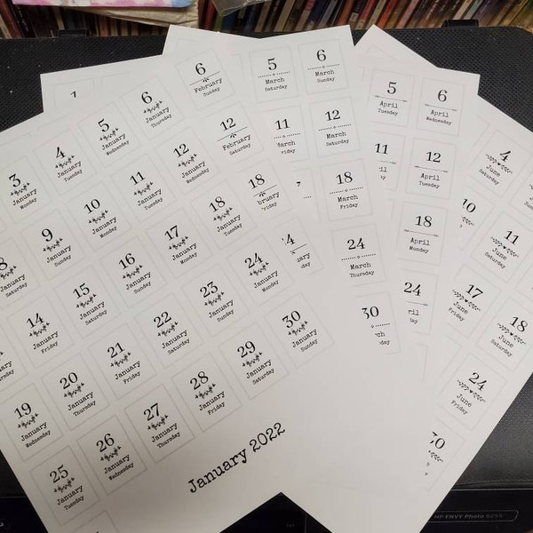Printable September 2024 Date Stickers for Planning and Journaling - Etsy