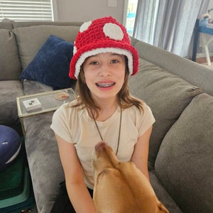 Crochet Puffy Toad Mushroom Bucket Hat - Etsy