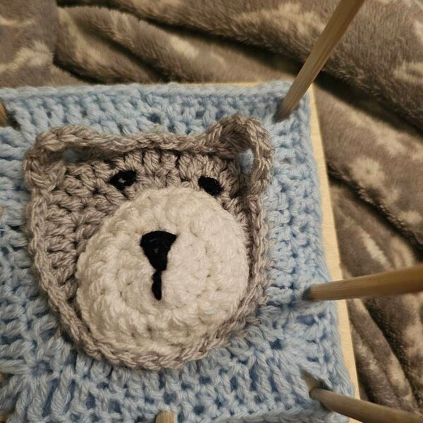 Crochet Moon and Clouds Granny Square | PDF Pattern - Etsy