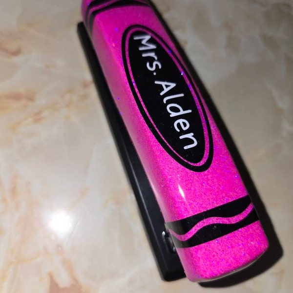 Personalized Stapler|teacher Stapler|pencil Stapler|glitter Stapler ...