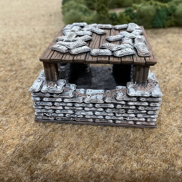 28mm Japanese Shoro (buddhist Temple Bell Tower) 3D Printed Using PLA ...