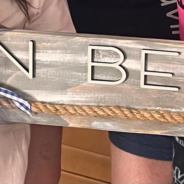 Beach House Wall Art, Family Name Sign, Coastal Decor, Beach House ...